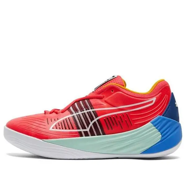 PUMA Fusion Nitro Low Top Sneakers - Red/blue