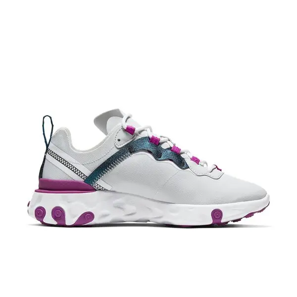 Nike React Element 55 Se "photon Dust Purple Blue - Grey