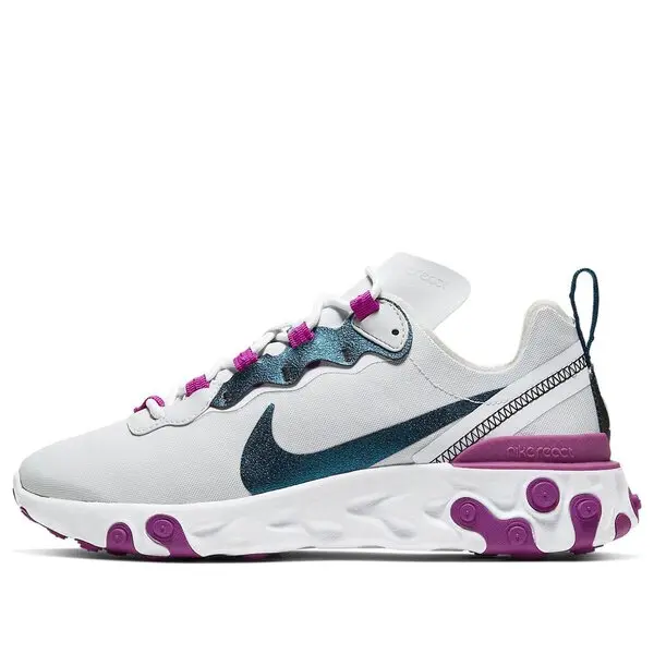 Nike React Element 55 Se "photon Dust Purple Blue - Grey