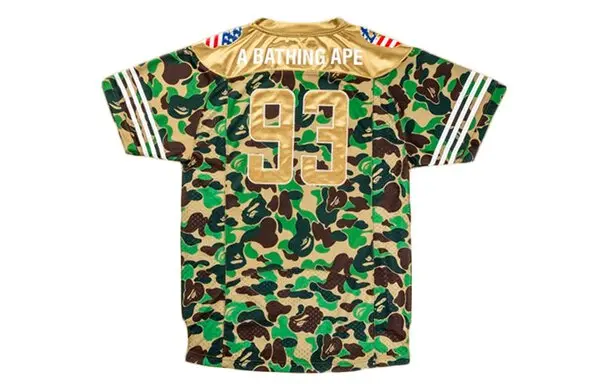 A BATHING APE X Adidas Football Jersey
