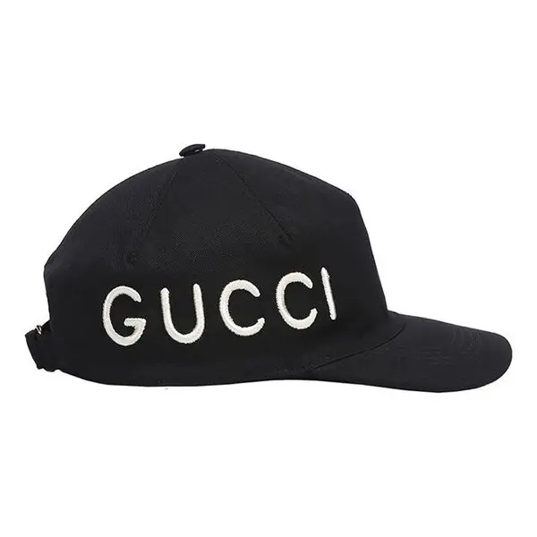 Gucci Embroidered Baseball Cap - Black