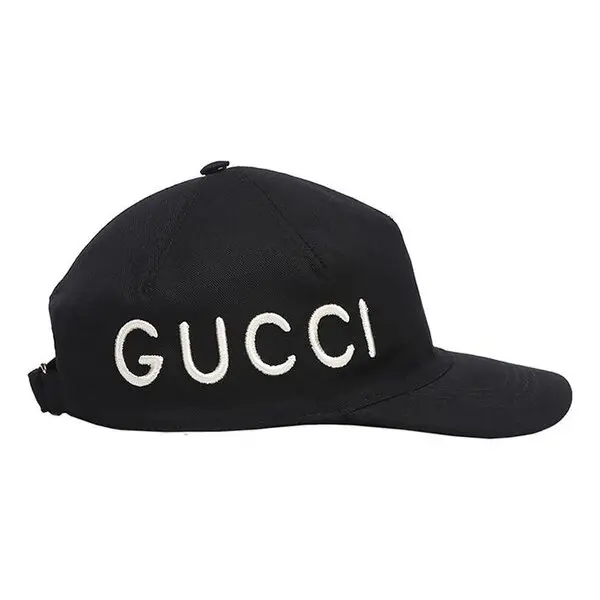 Gucci Embroidered Baseball Cap - Black
