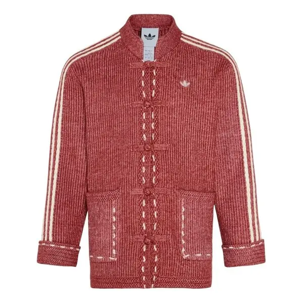 Adidas New Year Knit Jacket Asia Sizing - Red