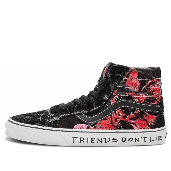 VANS X Stranger Things Sk8-hi Reissue 'upside Down' Sneakers - Black/red