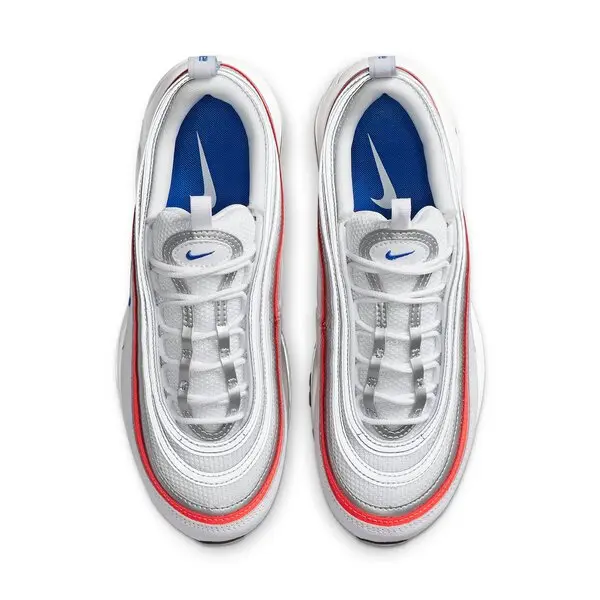 Nike Max 97 Essential "flash Crimson - Greybluered