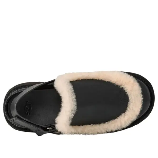 UGG Esmee Leather Clog Mules - Black