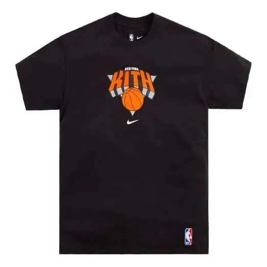 Kith X Nike New York Knicks Graphic Tee - Black
