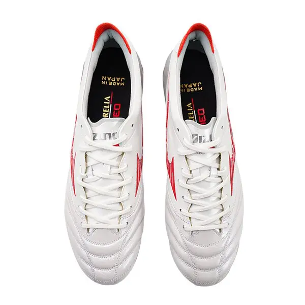 Mizuno Morelia Neo Iv Japan Football Soccer Cleats - White/red