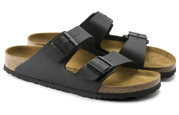BIRKENSTOCK Arizona Birko-flor Narrow Fit Sandals - Black
