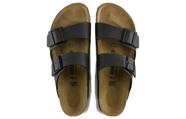 BIRKENSTOCK Arizona Birko-flor Narrow Fit Sandals - Black