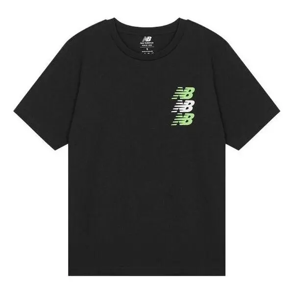 NEW BALANCE Triple Logo T-shirt Asia Sizing - Black