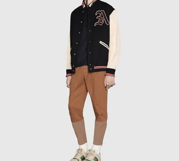Gucci Stripe Short Sleeve Polo Navy Blue