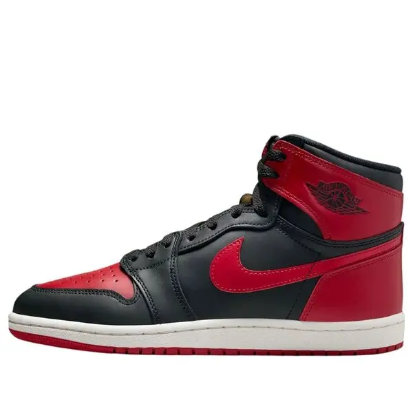 JORDAN 1 High '85 Bred Sneakers - Black/red