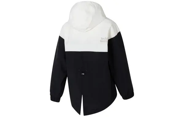 NEW BALANCE Color Block Jacket Asia Sizing 'white Black
