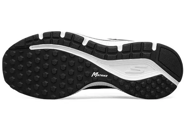 Sketchers Go Run Consistent Low Top Athletic Sneakers - Black/white