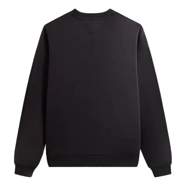 Kith X Batman Logo Vintage Nelson Crewneck - Black