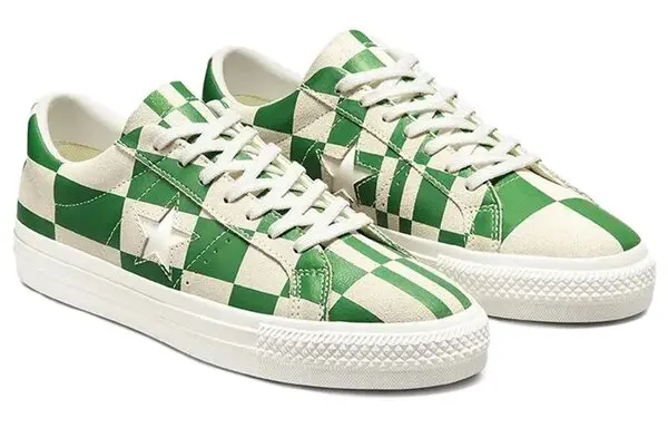CONVERSE One Star Low Top Sneakers - White/green