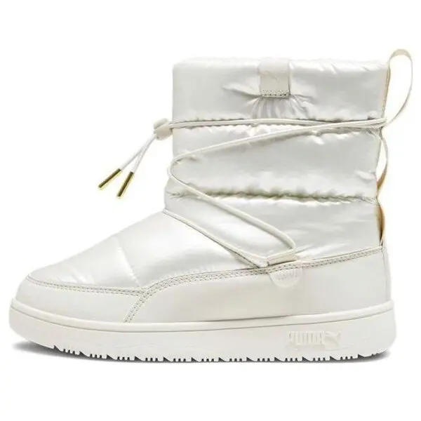 PUMA Snowbae Wns Patent High Top Boots - White