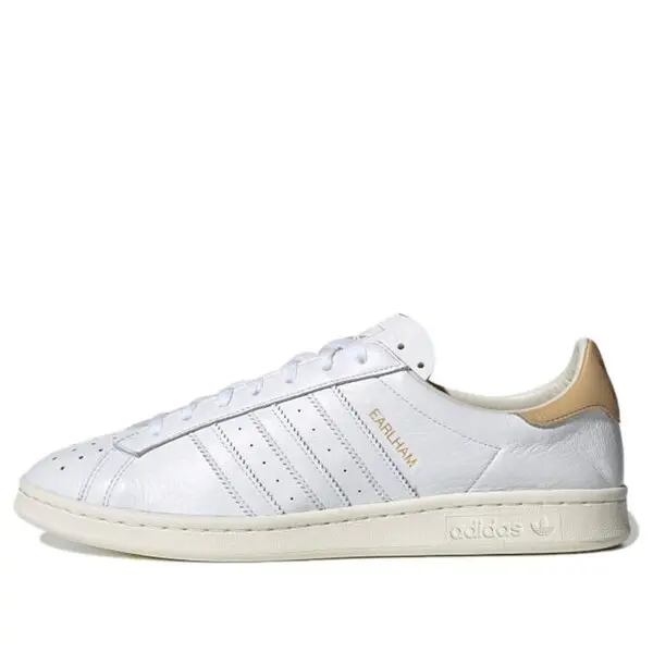Adidas Earlham Low Top Sneakers - White/gold