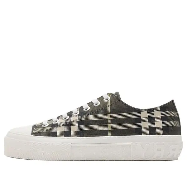 Burberry 26 Check Nylon Blend Sneakers - Thicket Brown
