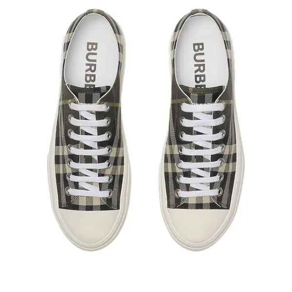 Burberry 26 Check Nylon Blend Sneakers