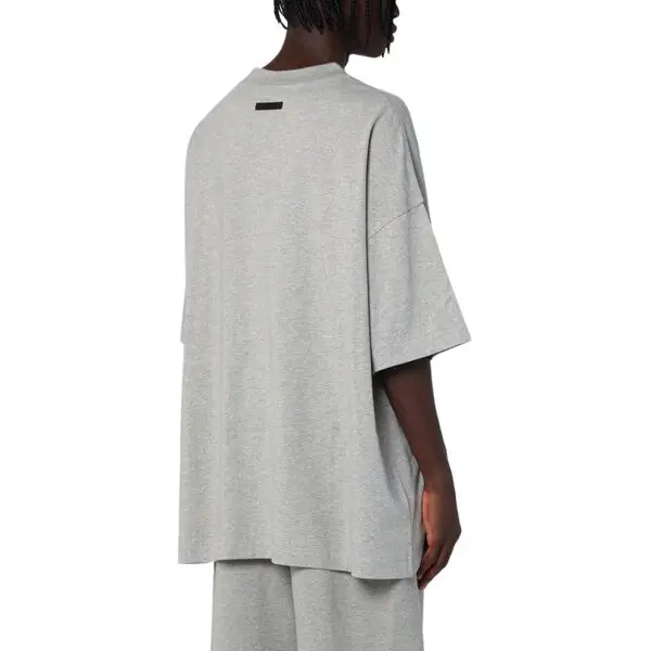 Fear Of God Jersey Crewneck Tee - Dark Heather