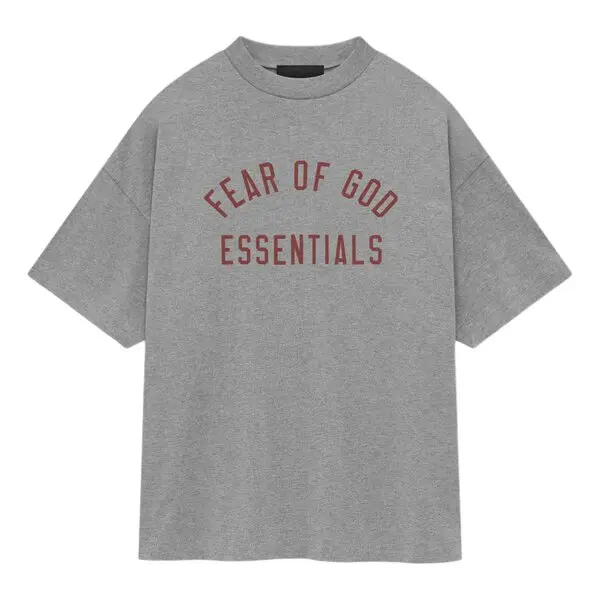 Fear Of God Jersey Crewneck Tee - Dark Heather