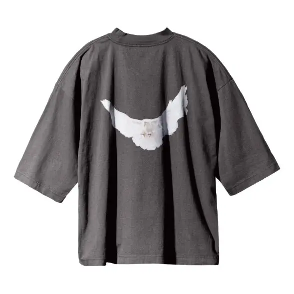 Yeezy Ss22 Dove 3/4 Sleeve T-shirt - Grey