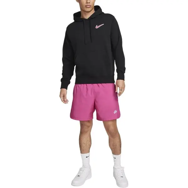 Nike Pullover French Terry Hoodie - Black/pinksicle