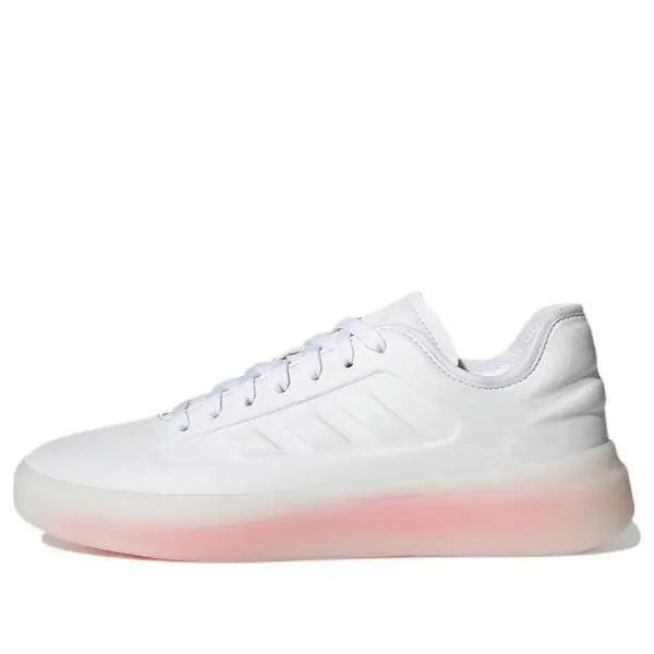 Adidas Zntasy Bright Red' Sneakers - White