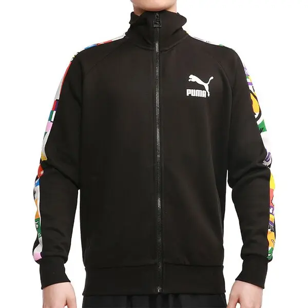 PUMA T7 Slim Fit Stand Collar Track Jacket