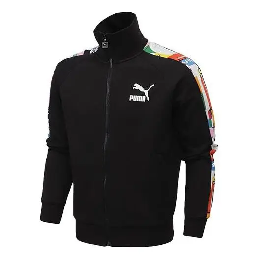 PUMA T7 Slim Fit Stand Collar Track Jacket