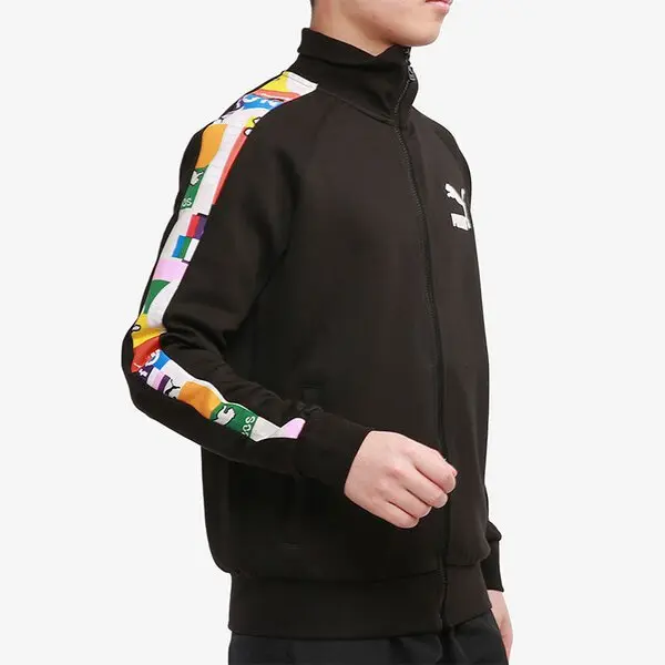 PUMA T7 Slim Fit Stand Collar Track Jacket
