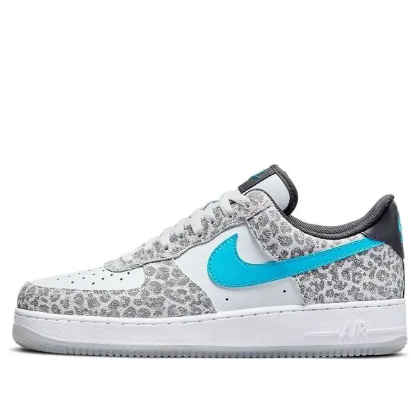 Nike Force 1 Low Premium "snow Leopard - White/grey/blue