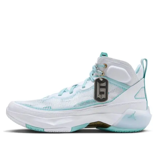 JORDAN Guo Ailun X 37 Pf "white Island Green" Sneakers - White/blue