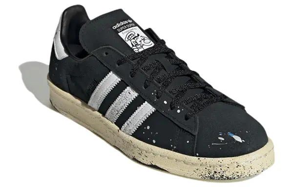 Adidas X Cook Campus 80 "paint Splatter - Black/white/blue