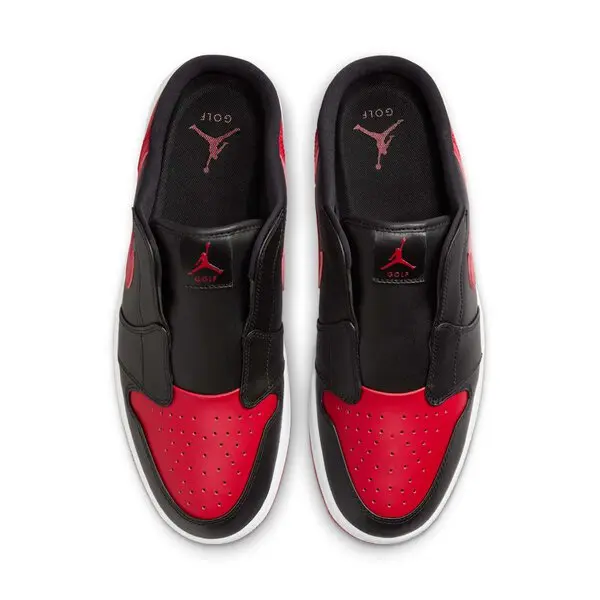 JORDAN 1 Mule Golf 'bred - Black/white/varsity Red