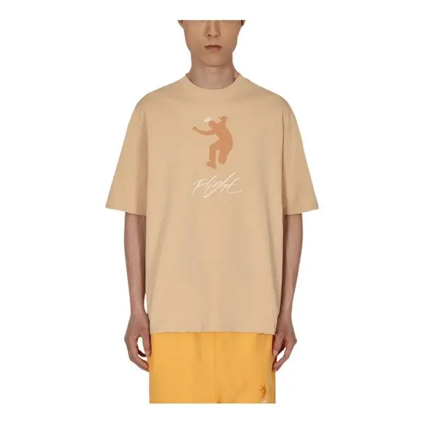 JORDAN X Union Gfx Tee 'white Onyx - Cream