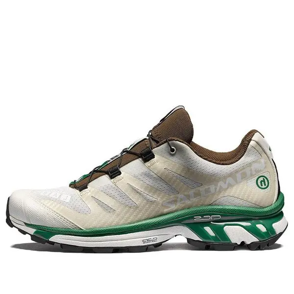 SALOMON X Hidden.ny Xt-4 Low Top Sneakers - Beige/green