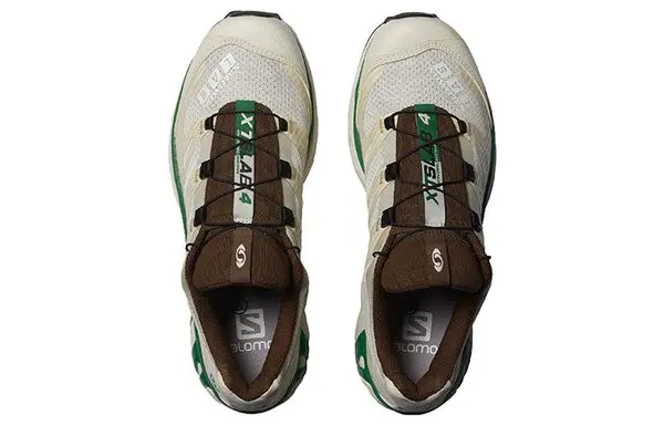 SALOMON X Hidden.ny Xt-4 Low Top Sneakers - Beige/green