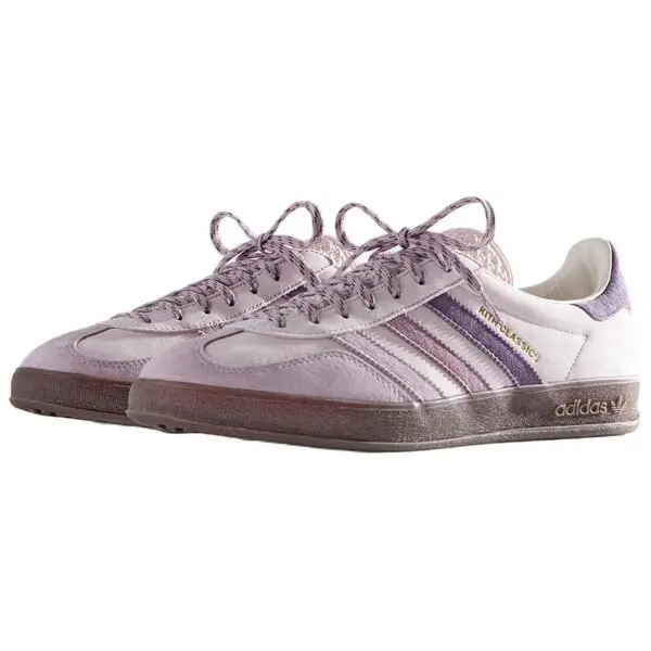 Adidas X Kith Gazelle Sneakers - Purple/grey