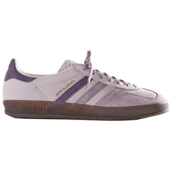 Adidas X Kith Gazelle Sneakers - Purple/grey