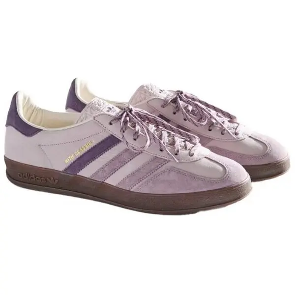 Adidas X Kith Gazelle Sneakers - Purple/grey