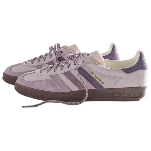 Adidas X Kith Gazelle Sneakers - Purple/grey