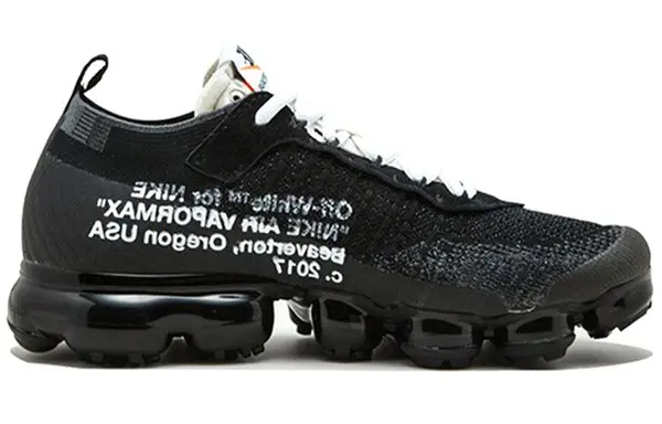 Nike Off-white X Vapormax "the Ten" Sneakers - Black/white-clear