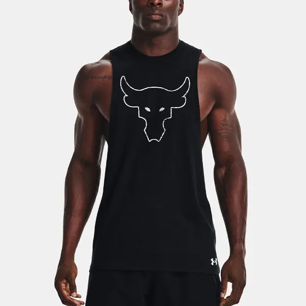 Under Armour Project Rock Brahma Bull Tank - Black/white