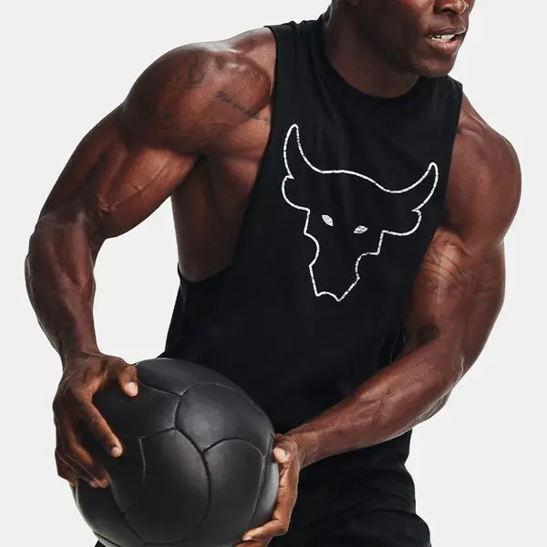 Under Armour Project Rock Brahma Bull Tank - Black/white