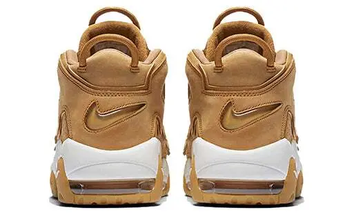 Nike More Uptempo Premium 'wheat' Sneakers - Yellow/white
