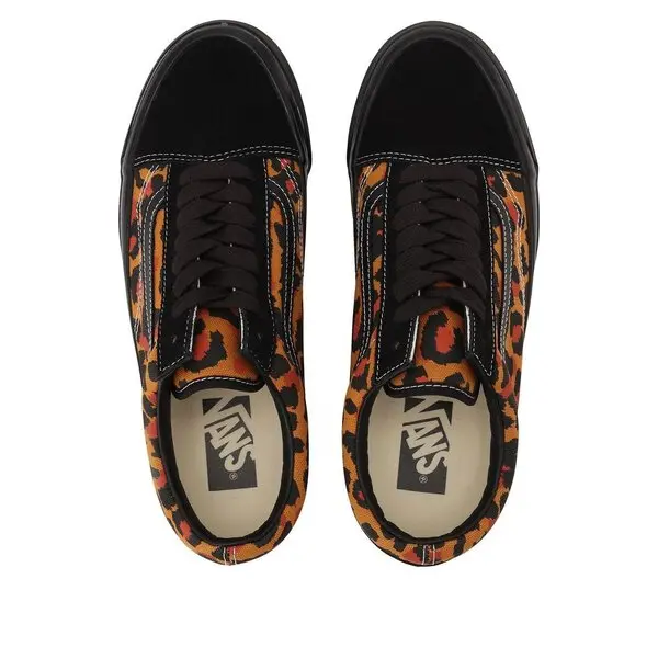VANS Old Skool 36 Lx 'punk Capsule Orange Leopard' Sneakers - Orange Leopard/black