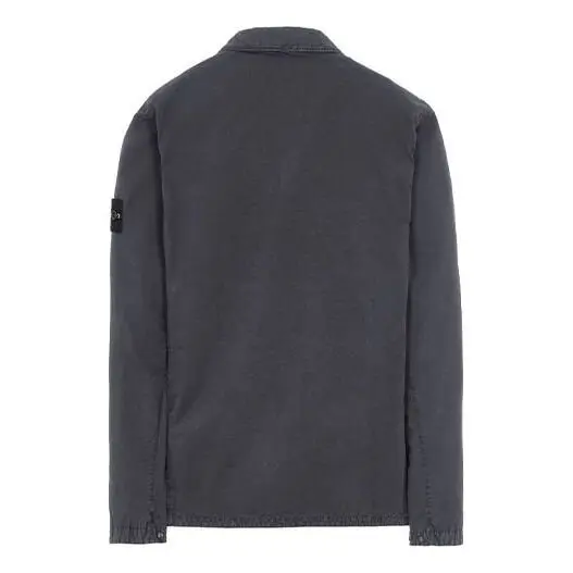 Stone Island Brushed Cotton Shirt Jacket